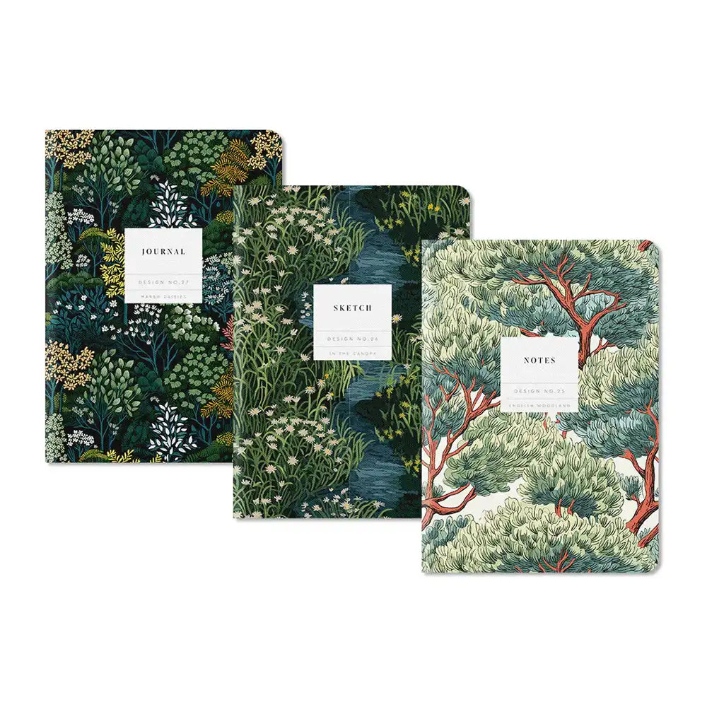A5 'In The Canopy' 3 Pack Notebooks